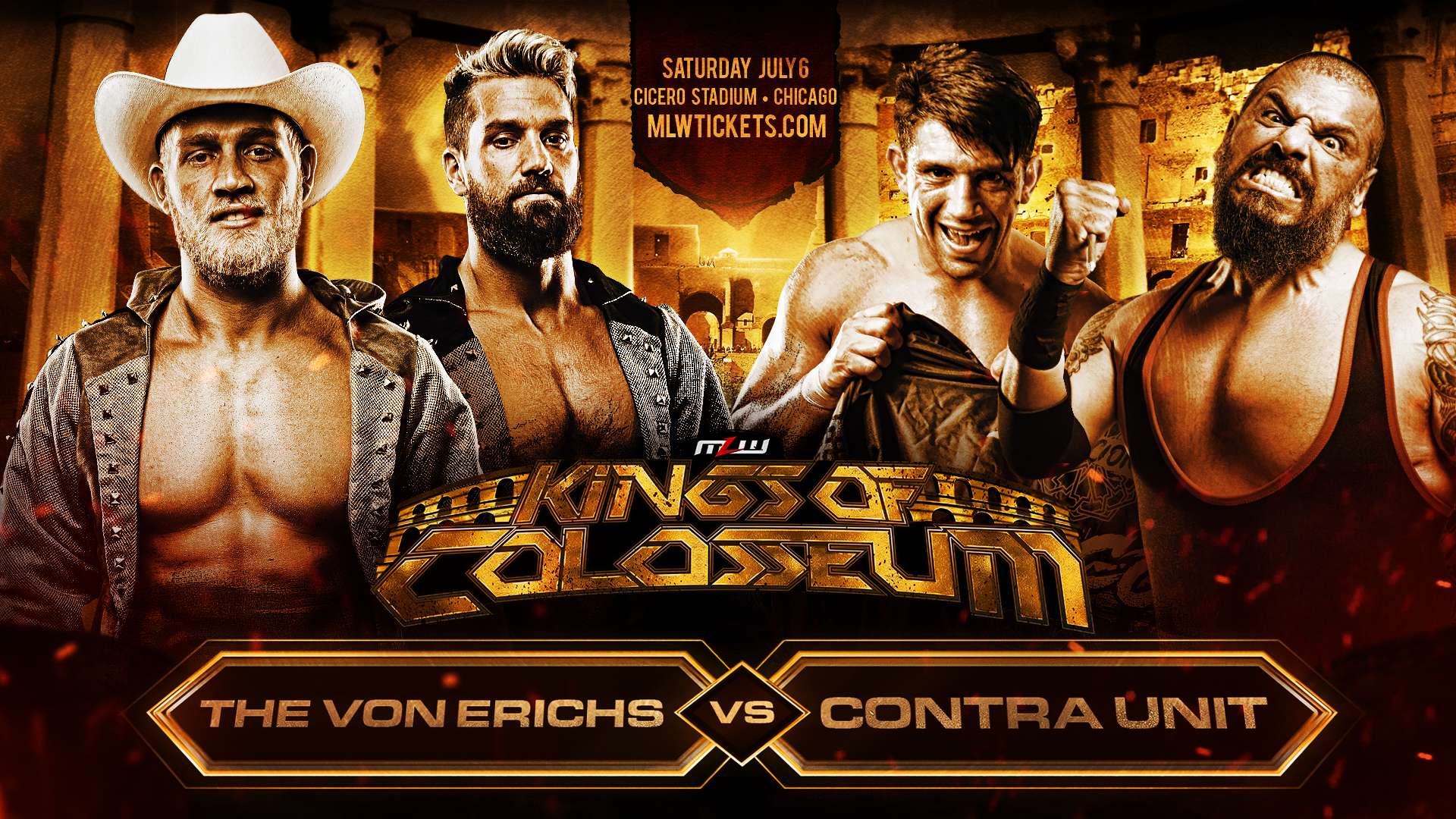 Ross & Marshall Von Erich vs. CONTRA Unit V2